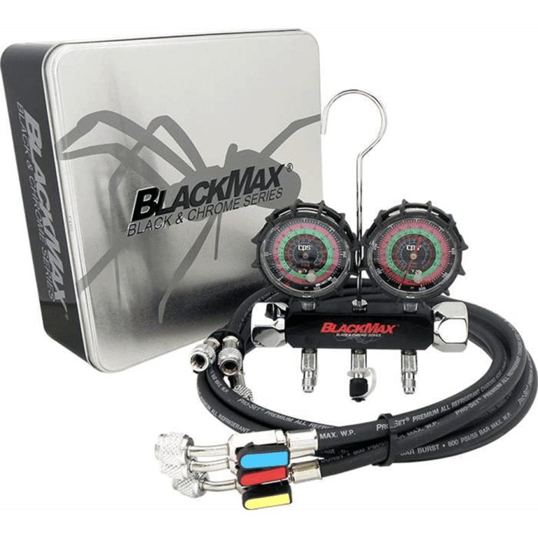 CPS Blackmax MBH4P5EZ Mechanical Manifold Gauge Set with 2 Valves