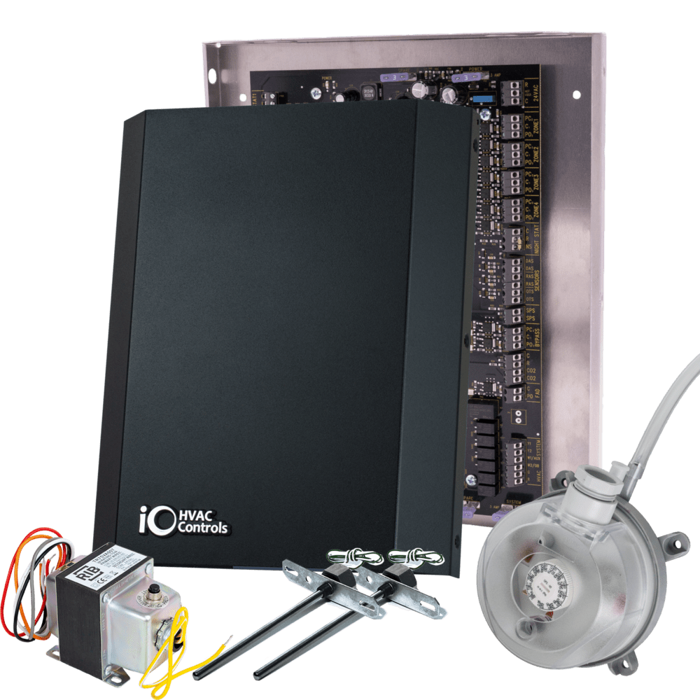 iO HVAC Controls ZP4-ESP-FAV-KIT 4-Zone ESP Panel W/ Built-In ...