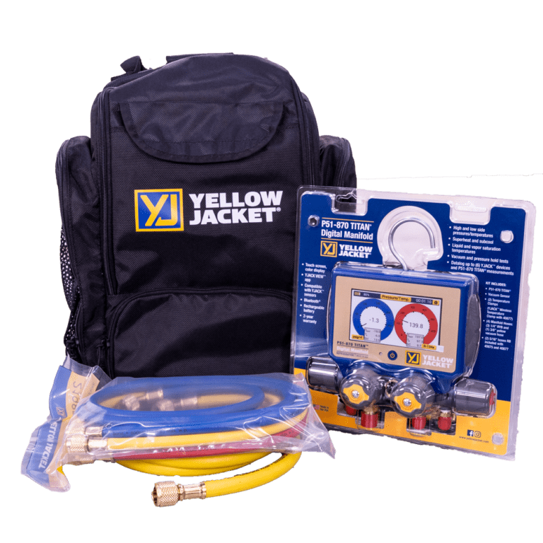 Yellow Jacket 40870 P51-870 Titan Digital Manifold Kit