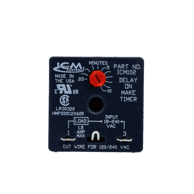 ICM Controls ICM102B Time Relay, Delay-on-Make Timer, 10min Adjustable