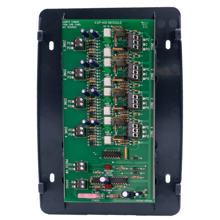 iO HVAC ESP-400 4-Zone Static Pressure Control Module with Sensor