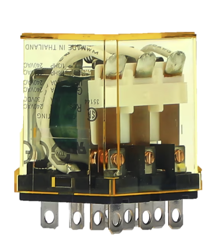 IDEC Relays RH3B-ULAC24V 3PDT Power Relay, 24VAC Coil, 10A, Plug-In ...