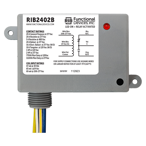 Functional Devices RIB2402B Enclosed Relay