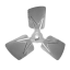 York S1‑026‑32175‑000 – 22" 3‑Blade Clockwise Condenser Fan Blade