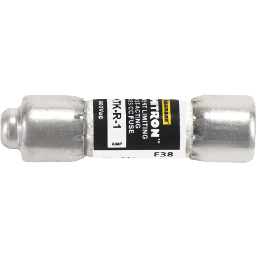 Bussmann Fuse KTK-R-1 1A 600VAC Class CC Fast Acting Fuse